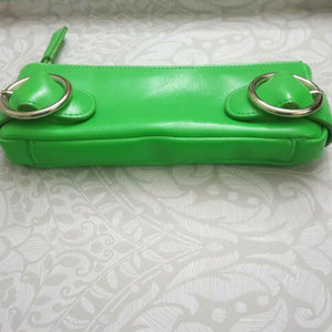 beauticontrol | Bags | Beauticontrol Green Vinyl Retro Mini Clutch Bag ...